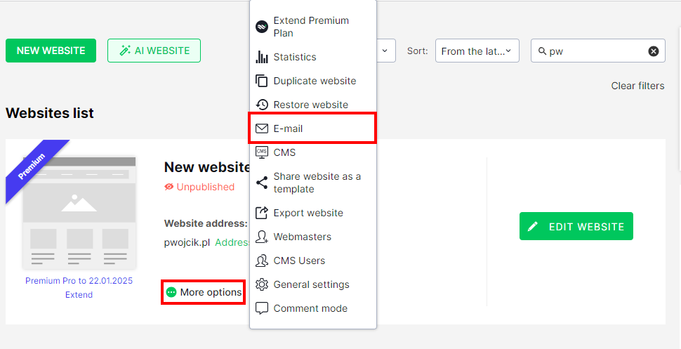 Knowledge base - WebWave - free website builder