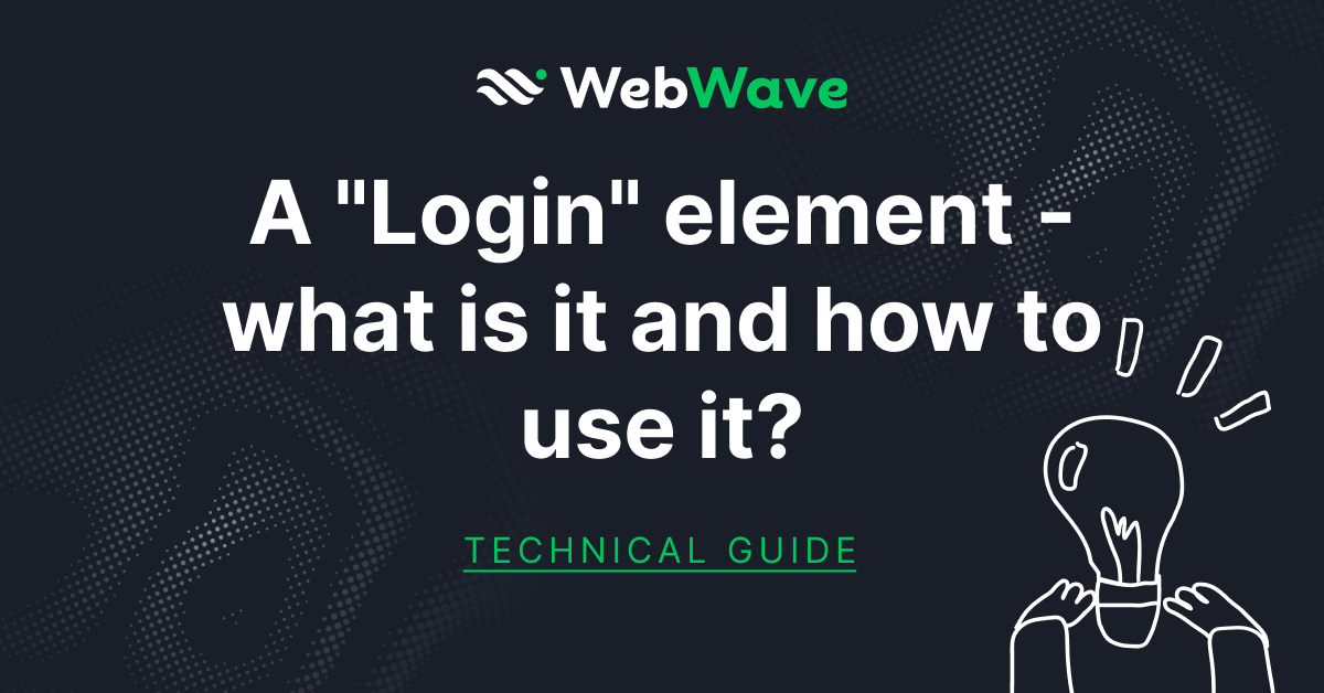 Knowledge base - a "Login" element - what is it and how to use it