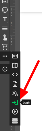Knowledge base - a "Login" element - what is it and how to use it