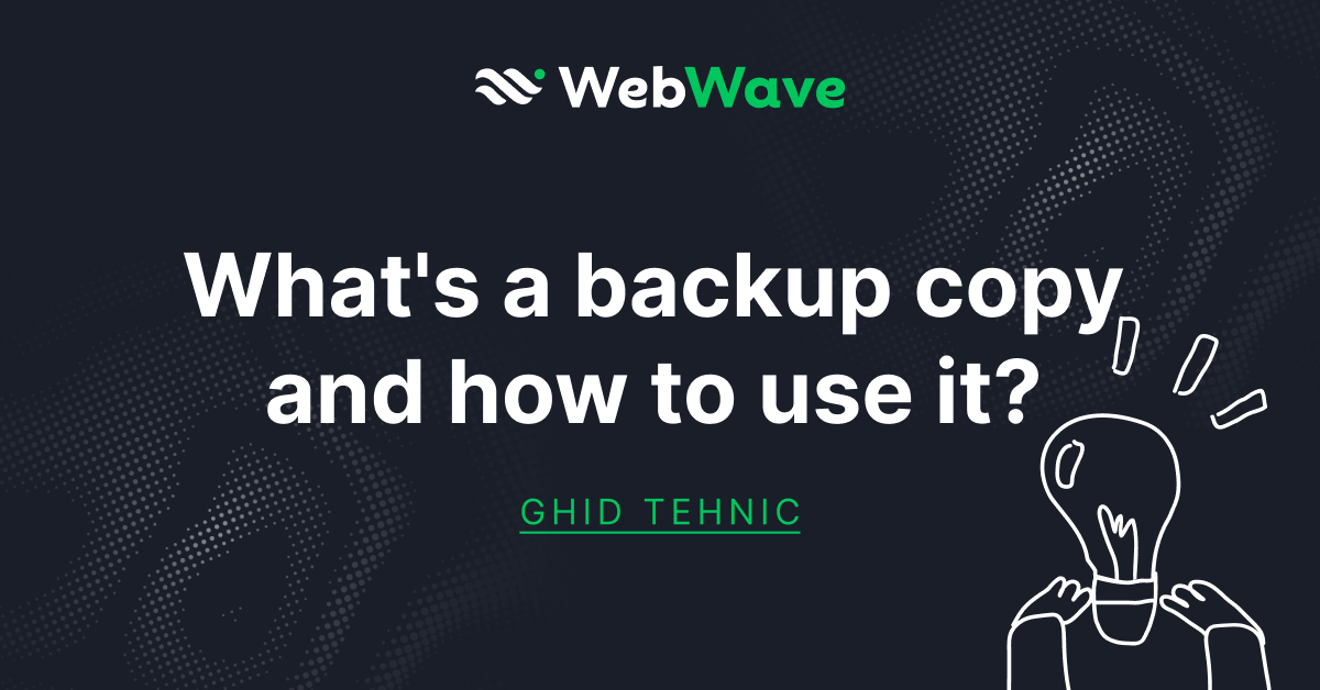 Knowledge base - Backup copy