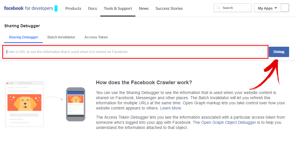 Knowledge base - Facebook Debugger