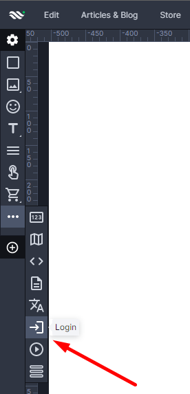 Knowledge base - a "Login" element - what is it and how to use it