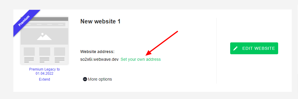 Knowledge base - Business email address in WebWave